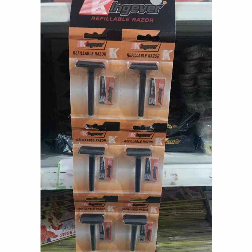 REFILLABLE SHAVER ONE CLICK RAZOR WITH BLADES HIGH QUALITY MULTIPURPOSE ...