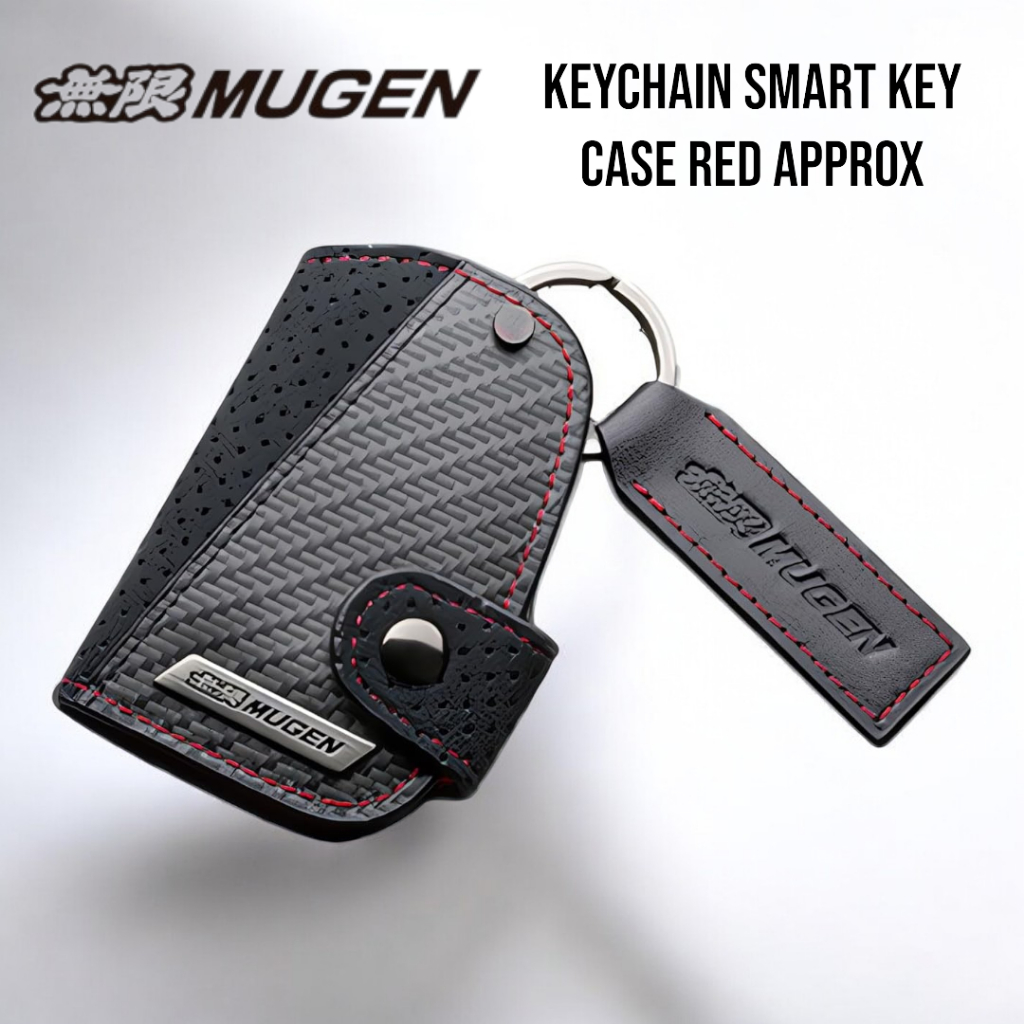 MUGEN Keychain Smart Key Case Red Approx. H82.5mm x W60mm | Shopee ...