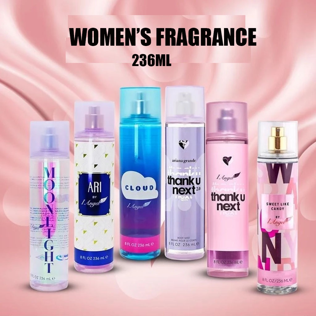 Sweet Vanilla Perfume Collection Thank U Next / Moonlight / Pure Cloud Fragrance Perfume Mist ...