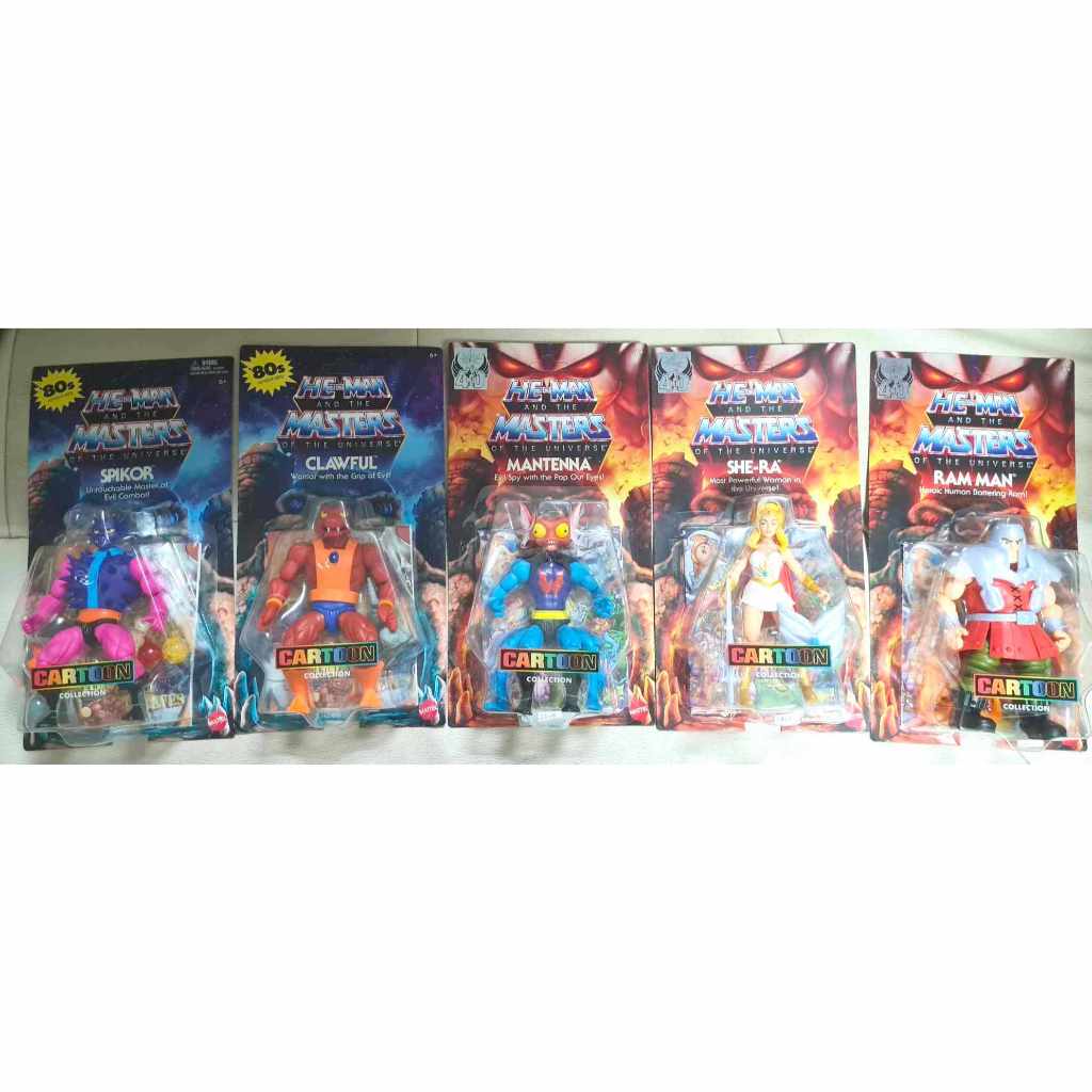 {GOT} MOTU Cartoon Collection She-ra Ram- Man Mantenna Frosta Buzz off ...