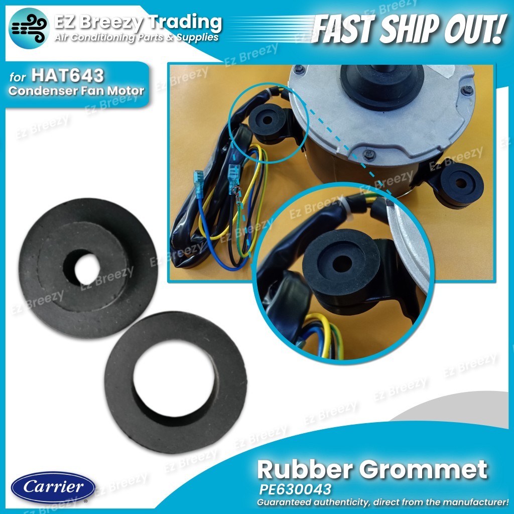 Mtg Rubber Grommet PE630043 for Condenser Fan Motor HAT643 | Aircon A/C ...