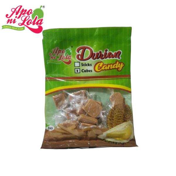 Apo ni Lola | Durian Candy Cubes 15pcs | Authentic Davao Durian Candy ...