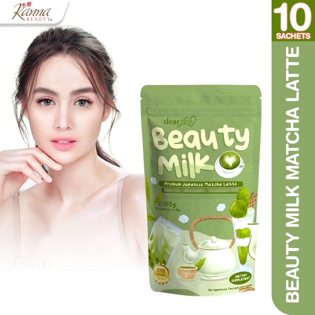 Dear Face Beauty Milk Premium Japanese Matcha Latte | Shopee Philippines