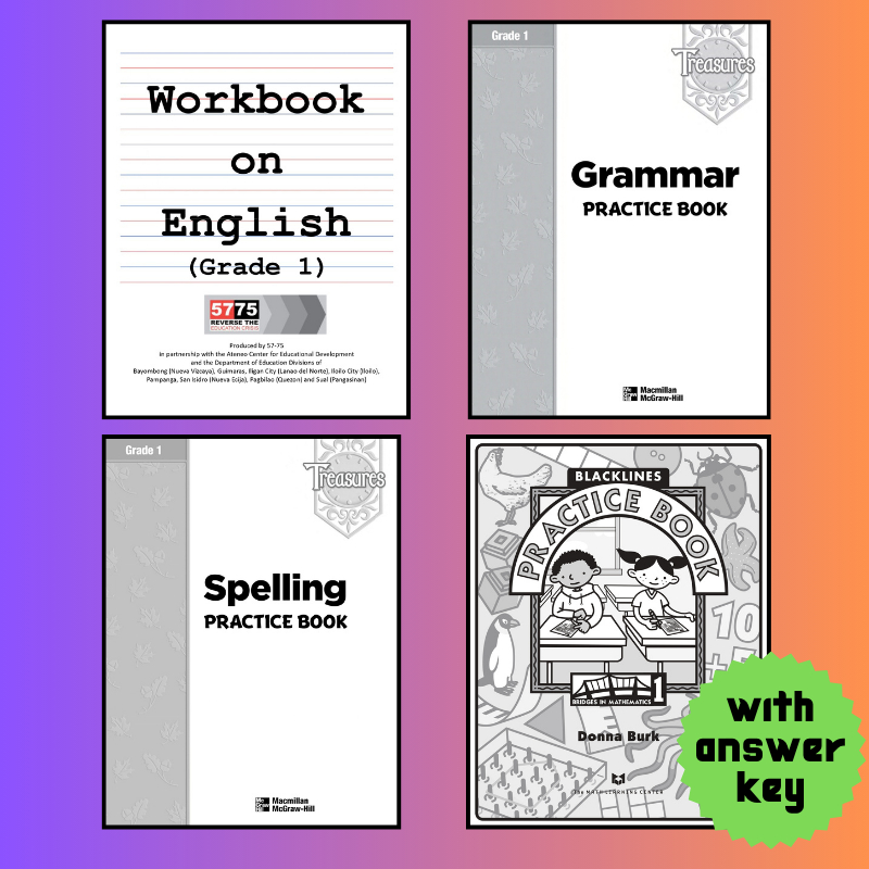 Workbooks Grades 1 to 6 (English, Grammar, Math, Science) --- PISO ...