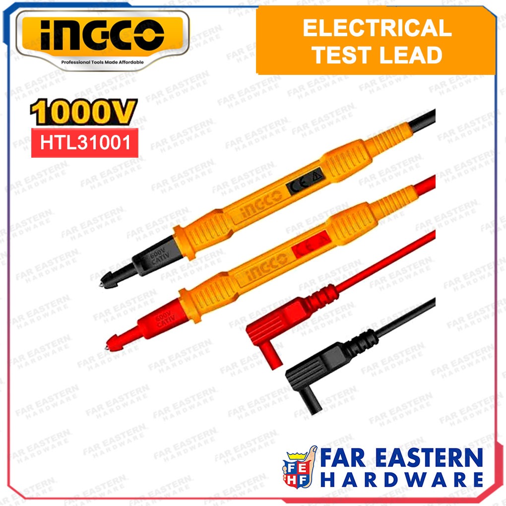 INGCO Multimeter Tester Electrical Test Lead | Probe INAC | Shopee ...