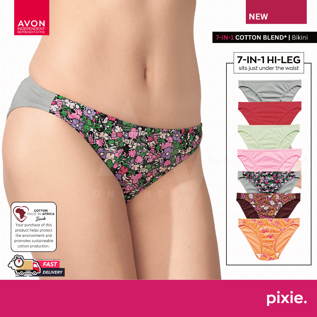 [New Arrivals] AVON Pixie 7 in 1 Hi-Leg Missy Panty Pack | Shopee Philippines