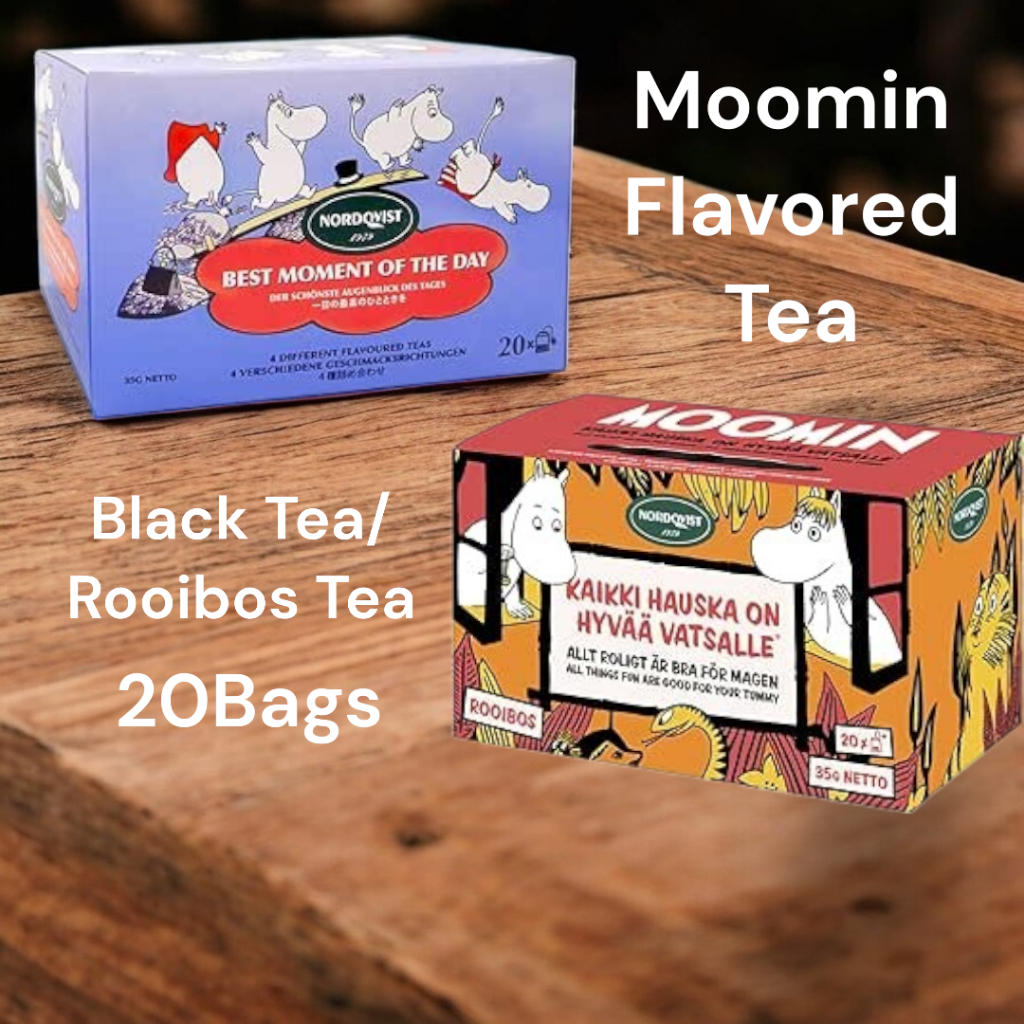 Nordqvist Nishinihon Trading Moomin Flavored Black Tea/ Rooibos tea 4 ...