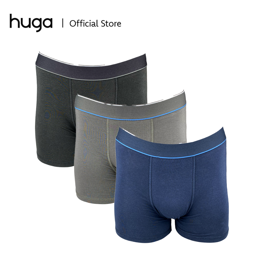 3 in 1 Elite Series Mens Cotton Spandex Boxers Boxer Briefs for Men ...
