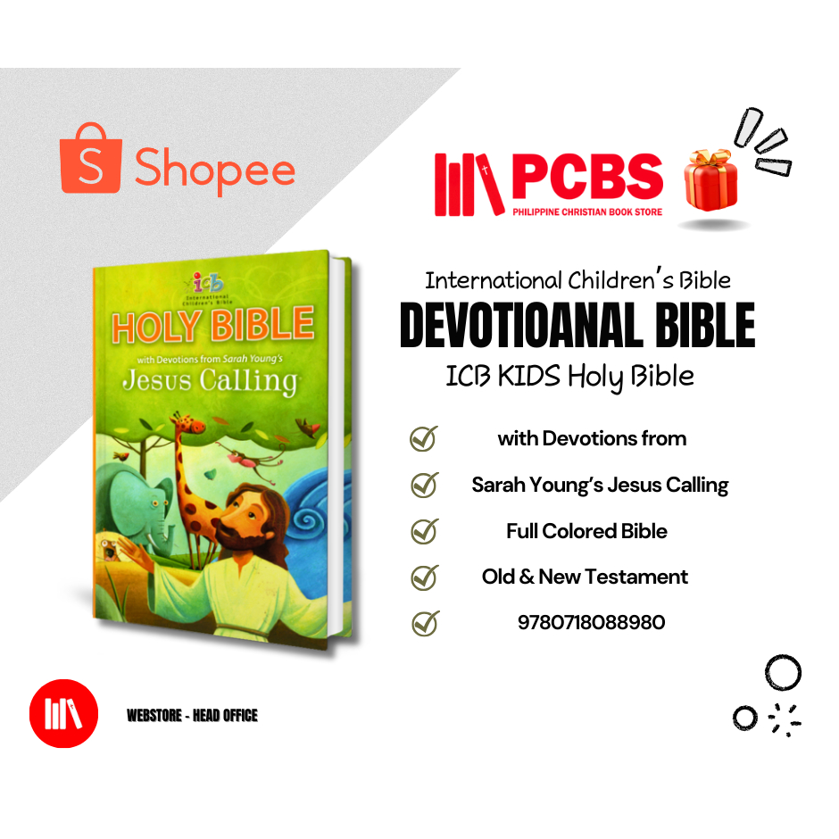 PCBS ICB Jesus Calling Bible for Kids (WITH DEVOTIONALS FROM SARAH ...