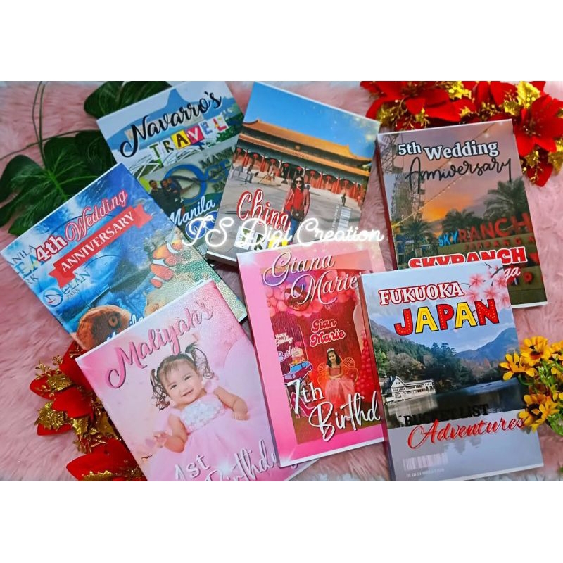 Photobook Magazine Type with Case A5 Size for Birthday, Wedding ...