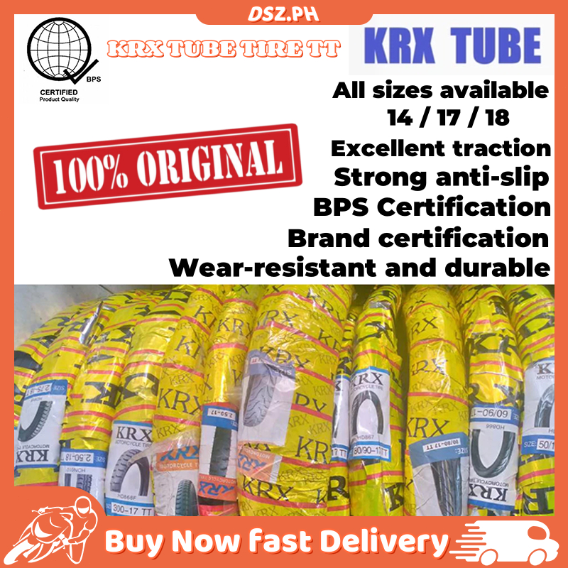 KRX Motorcycle Tire Tube Type Gulong Interior Tyre High Quality ORIGINAL Size 14/17/18 | Shopee ...