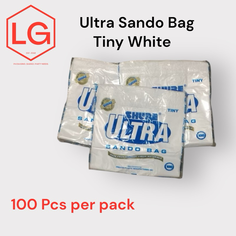 Plastic Sando Bag Small 100 pcs (Shure Ultra) | Shopee Philippines