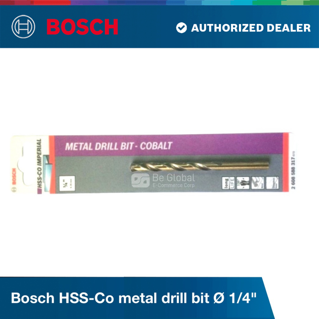 Bosch HSS-Co Metal Drill Bit | Shopee Philippines