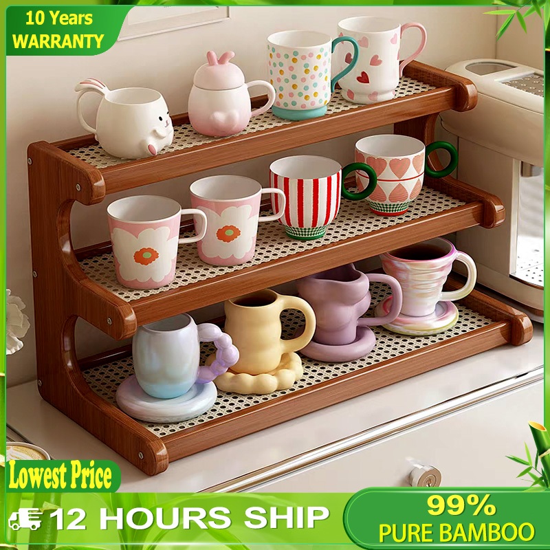 TAHANAN Cup Holder Storage Rack Dining Table Countertop Cup Holder Tea ...