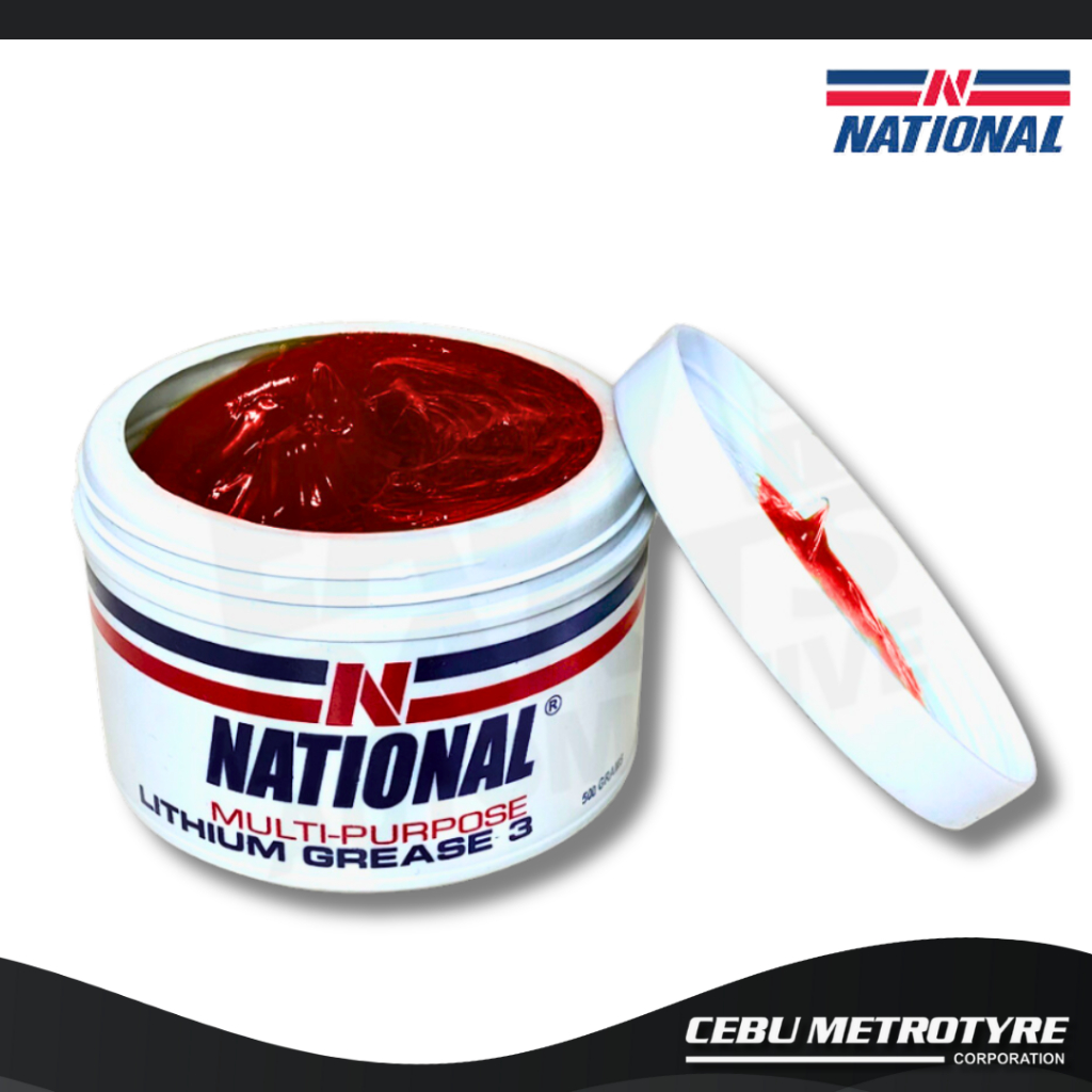 NATIONAL LITHIUM GREASE 3 RED 500G | Shopee Philippines