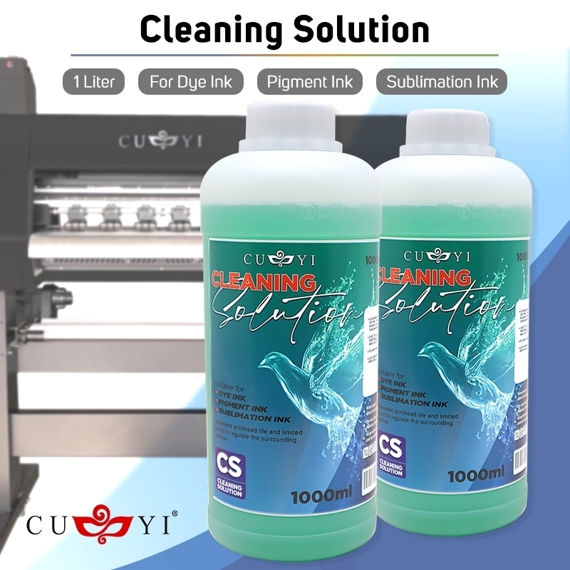 1000ml CUYI Cleaning Solution for Inkjet Printers Using Dye Ink ...