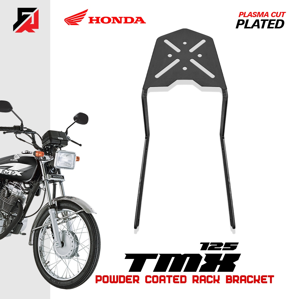 HONDA TMX 125/MOTRCYCLE ACCESSORIES/TOPBOX BRACKET/BLACK POWDER COATED ...