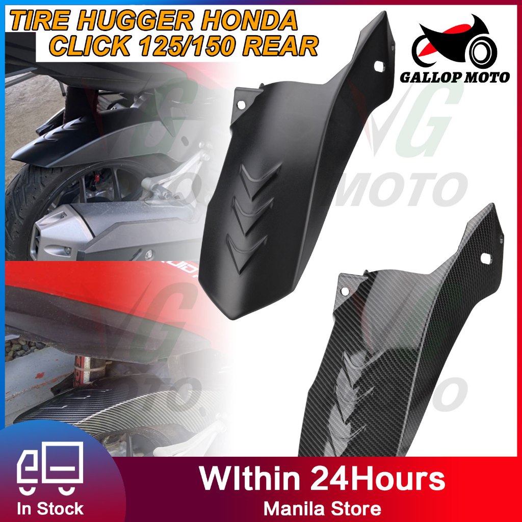 Tire Hugger Honda Click 125/150 Carbon Rear Tire Hugger Mud Guard 2023 ...