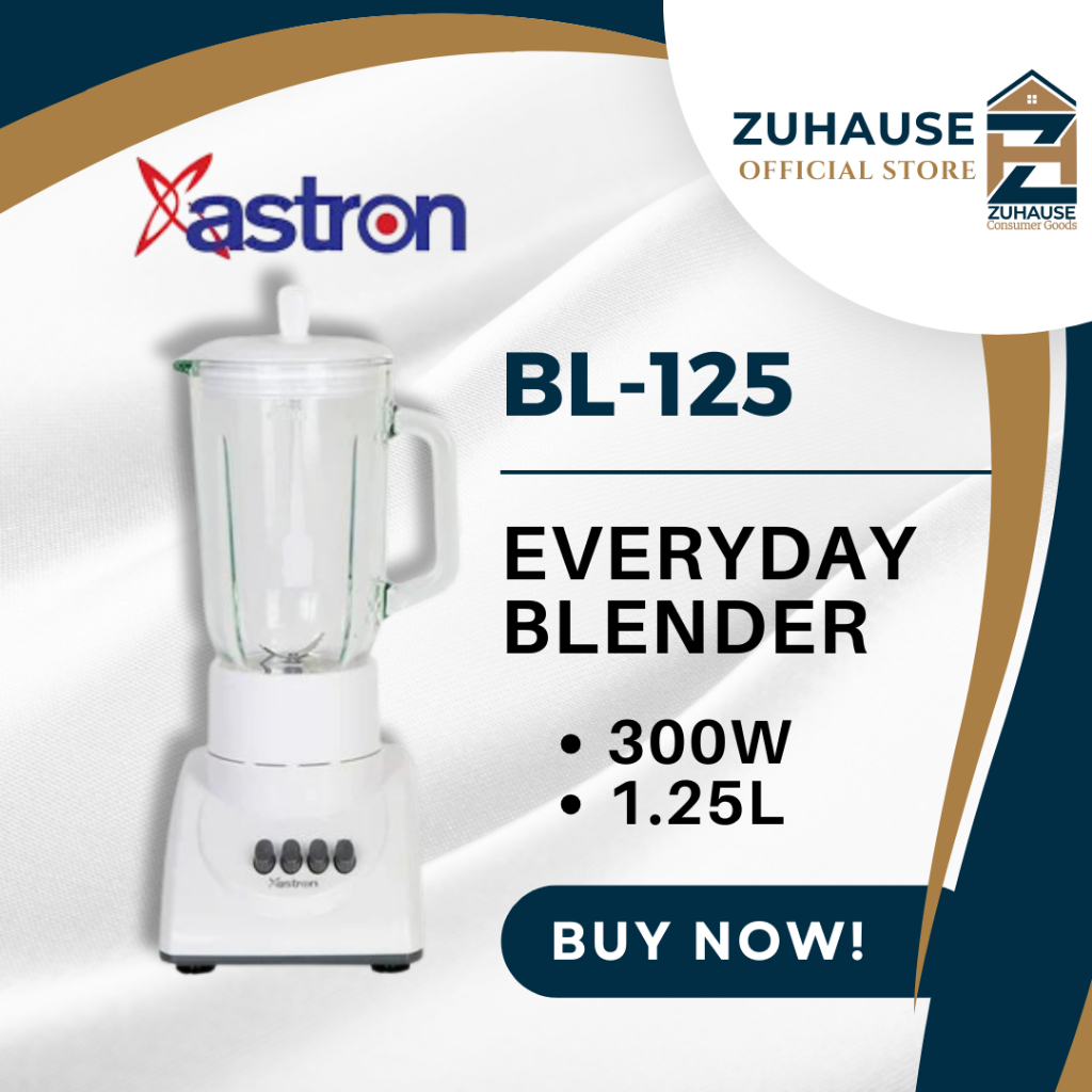 Astron by Zuhause | BL-125 Everyday Blender 1.25L | 300W (White ...