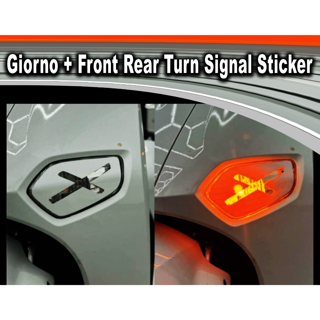 Honda Giorno Front Rear Turn Signal Sticker | Shopee Philippines