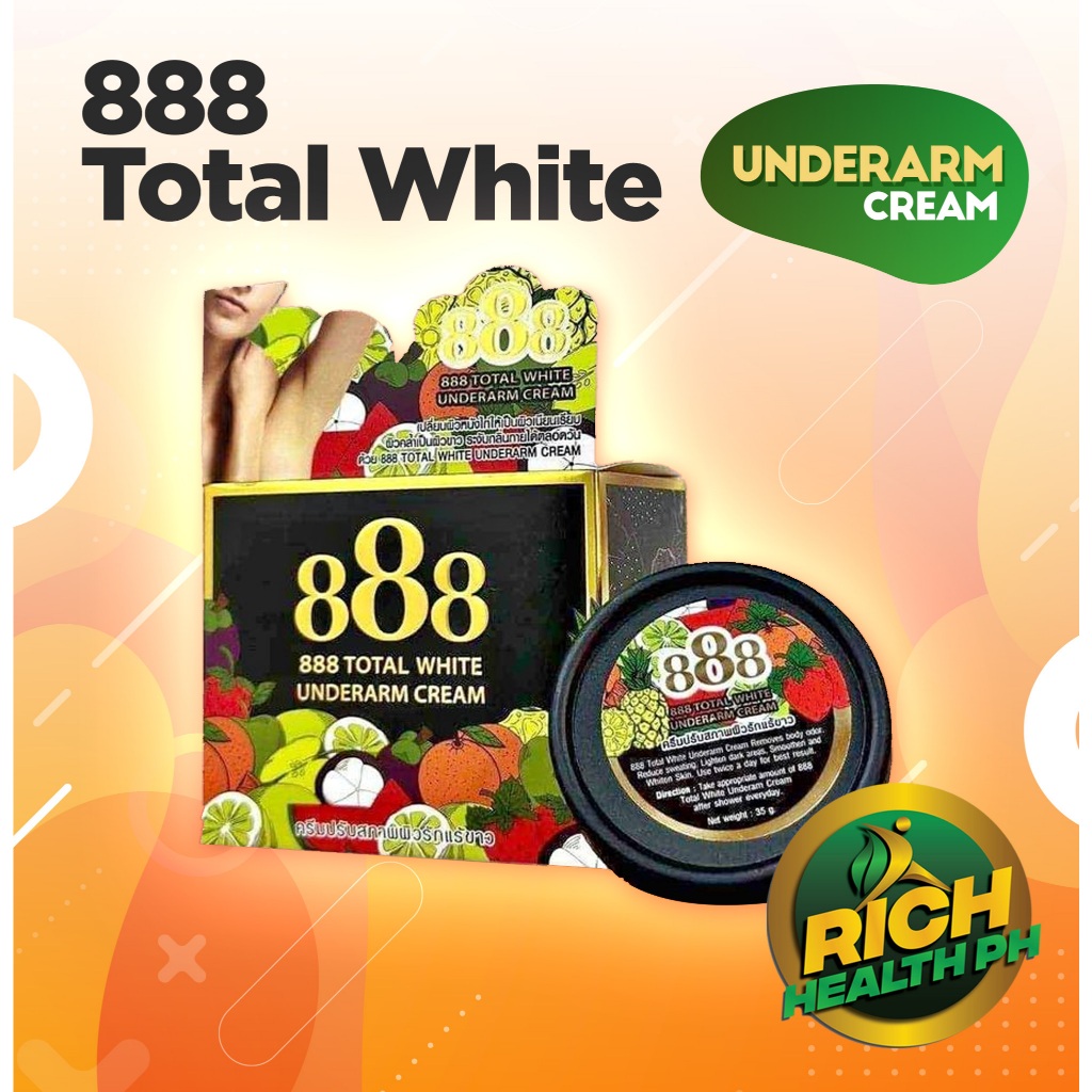 888 TOTAL WHITE UNDER ARM CREAM THAILAND Whitening. See RESULTS in ONE ...