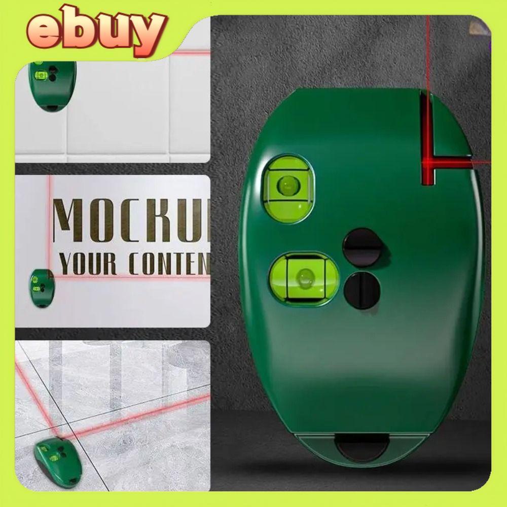 Mouse Laser Level Tool Vertical Horizontal Line Finder 90-Degree Right ...
