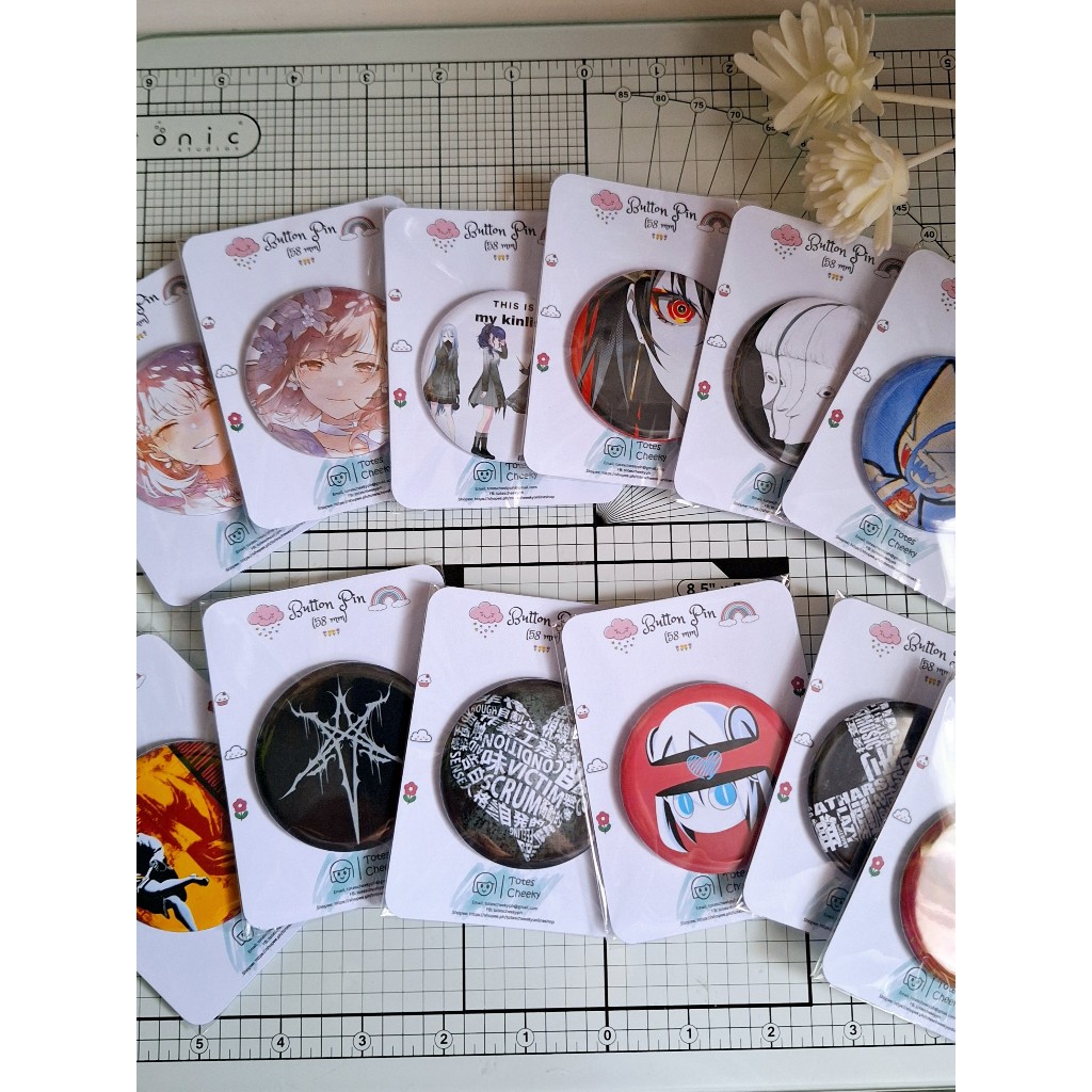 Personalized Button Pins (per set) | Shopee Philippines