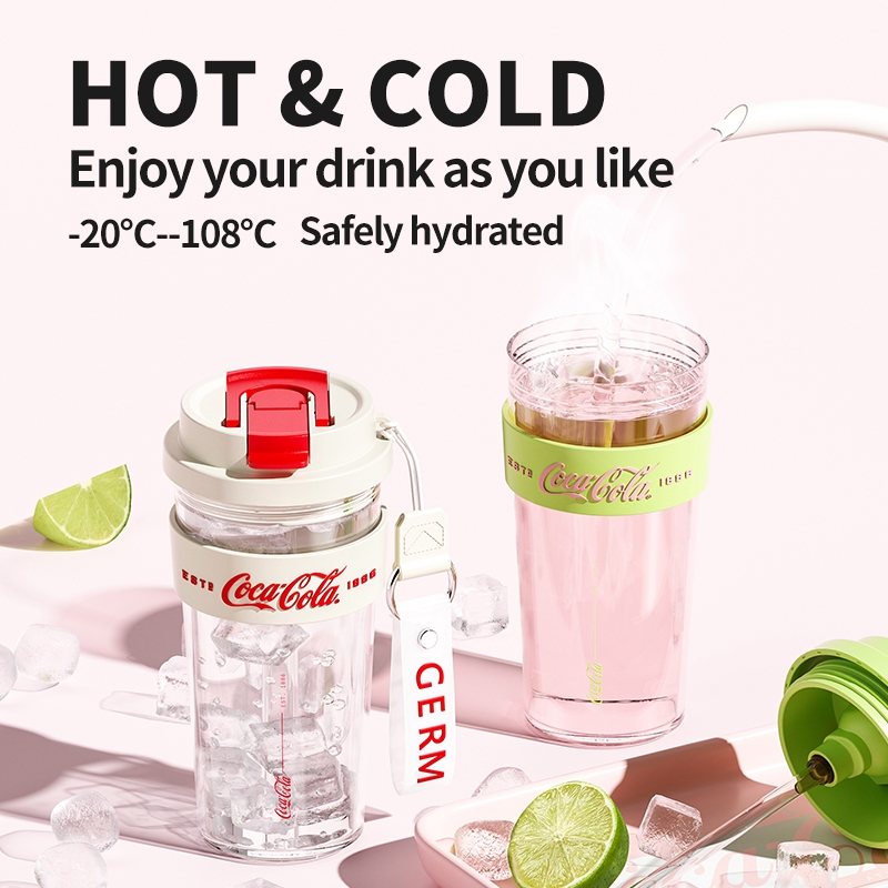 GERM X Coca-Cola S75 Water Tumbler Leak - proof Portable Water Bottle ...