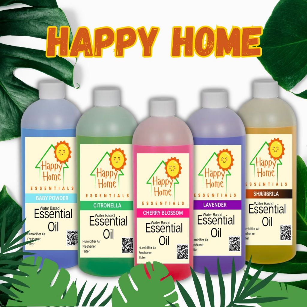 Happy home 1Liter Water Based Essential Oil Premium Humidifier Scent ...
