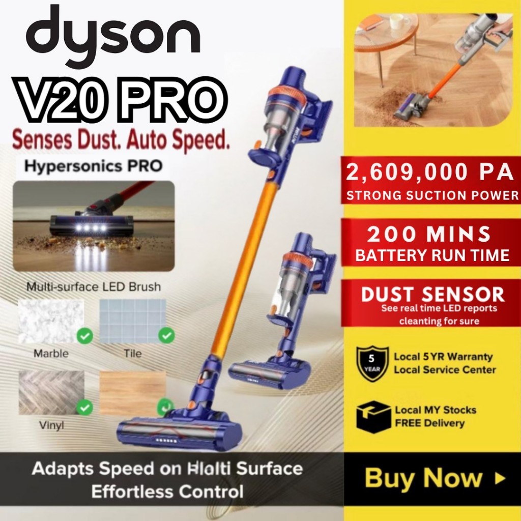 NEW 2025 V20 PRO Cordless Vacuum Cleaner with Free Dust Mite Vacuum for ...