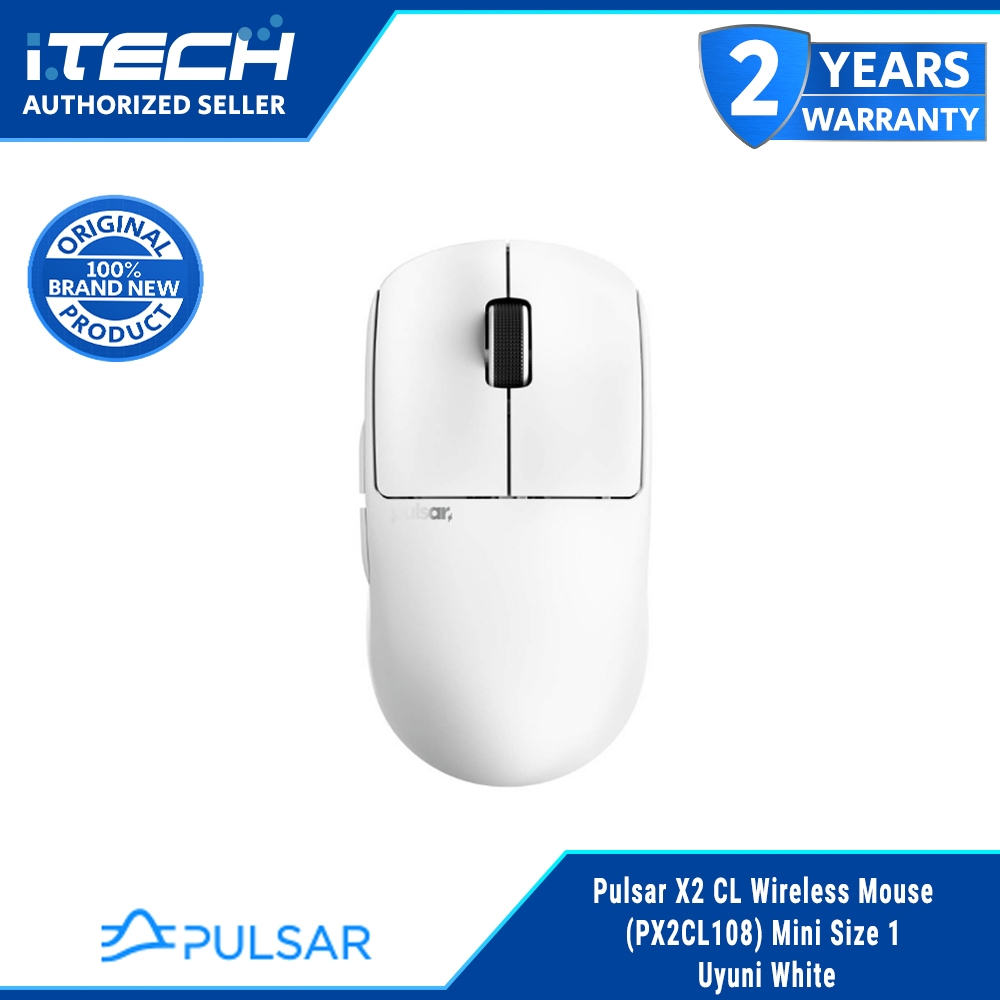Pulsar X2 CL Wireless Mouse (PX2CL108) Mini Size 1 Uyuni White | Shopee ...