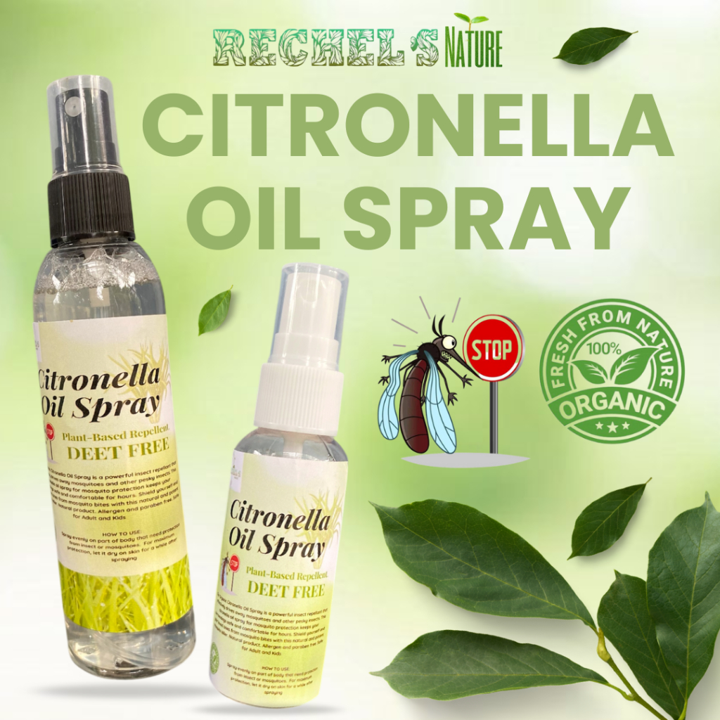 Citronella Oil Spray Deet Free. For Mosquito and Bugs | Shopee Philippines