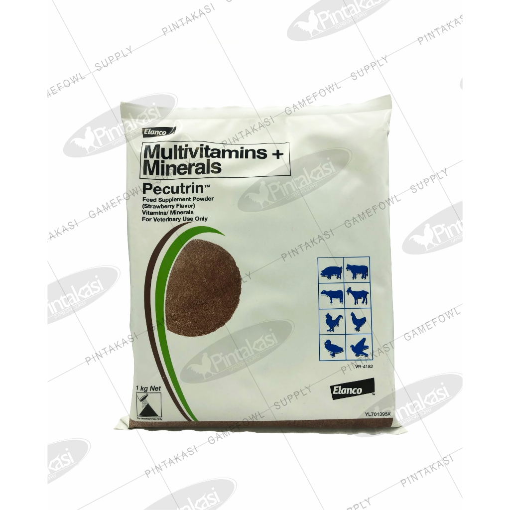 Pecutrin 1kg Multivitamins + Minerals (Strawberry) Feed Supplement ...