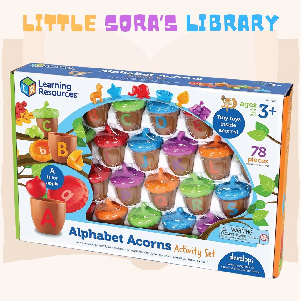 ORIGINAL Learning Resources Alphabet Acorns Activity Set AUTHENTIC ...