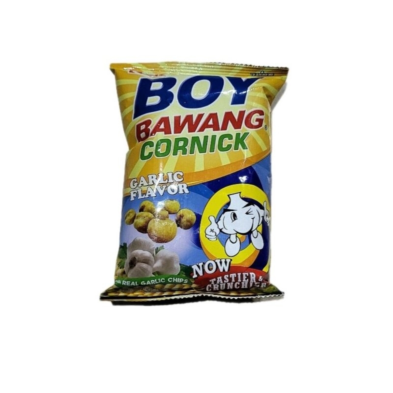 Boy Bawang Cornick Garlic 90g | Shopee Philippines