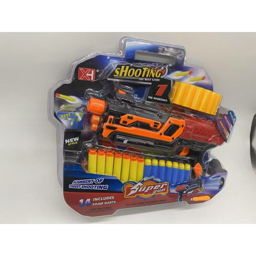 Shooting! Soft bullet Shell ejecting Toy Gun Foam Pellet Blasters ...