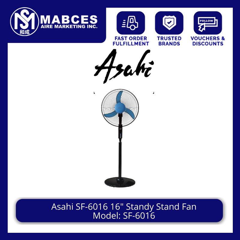 Asahi SF-6016 16" Electric Stand Fan | Shopee Philippines