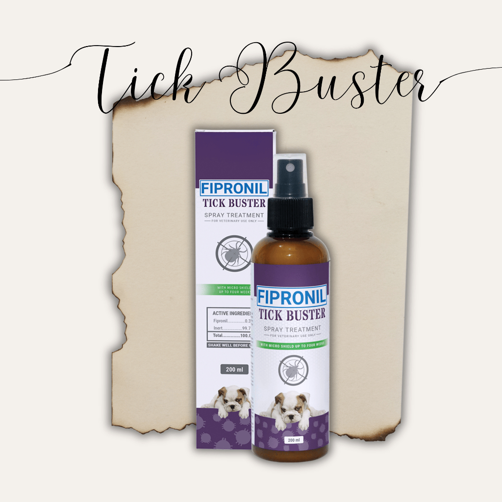 FIPRO-Tick Buster Fipronil Spray Treatment Anti Ticks, Fleas and Lice 4 ...