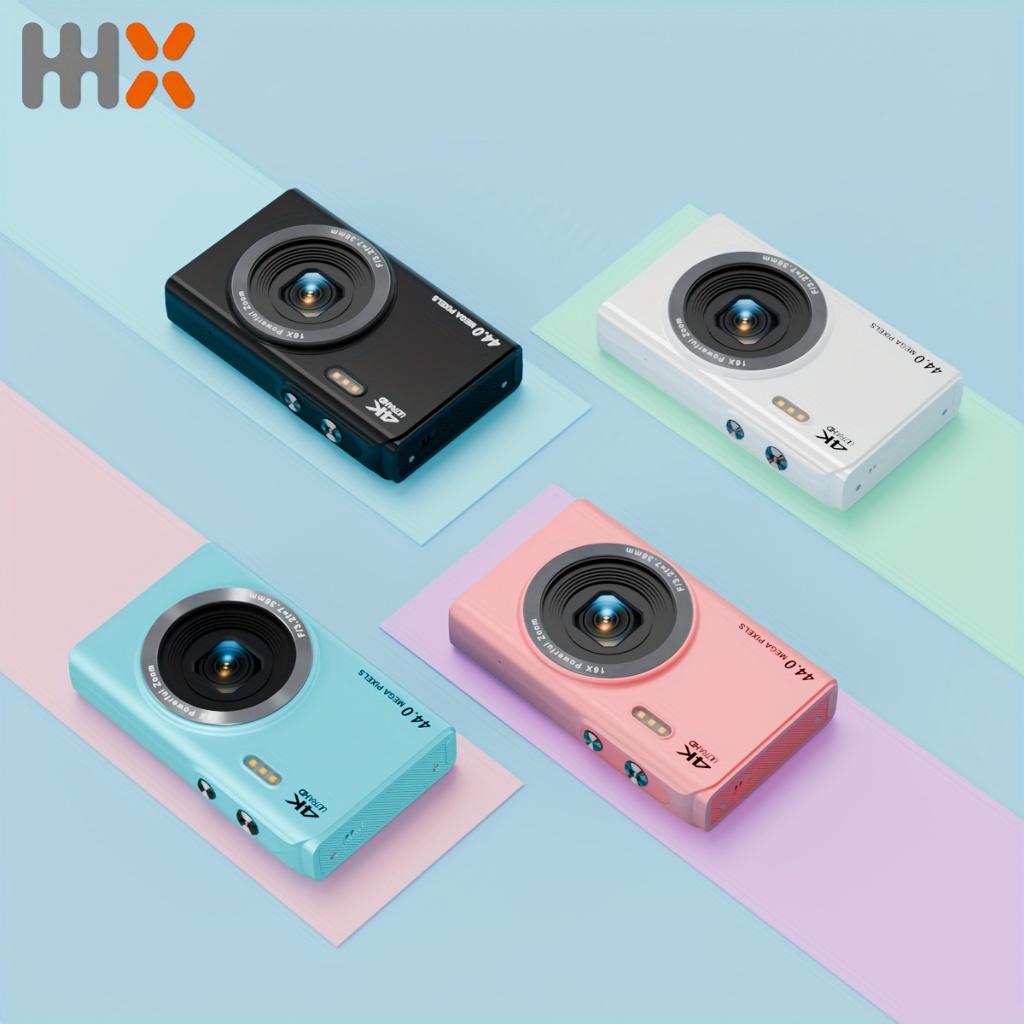 4K Ultra HD Digital Camera -44MP, equipped with autofocus, 16x zoom ...