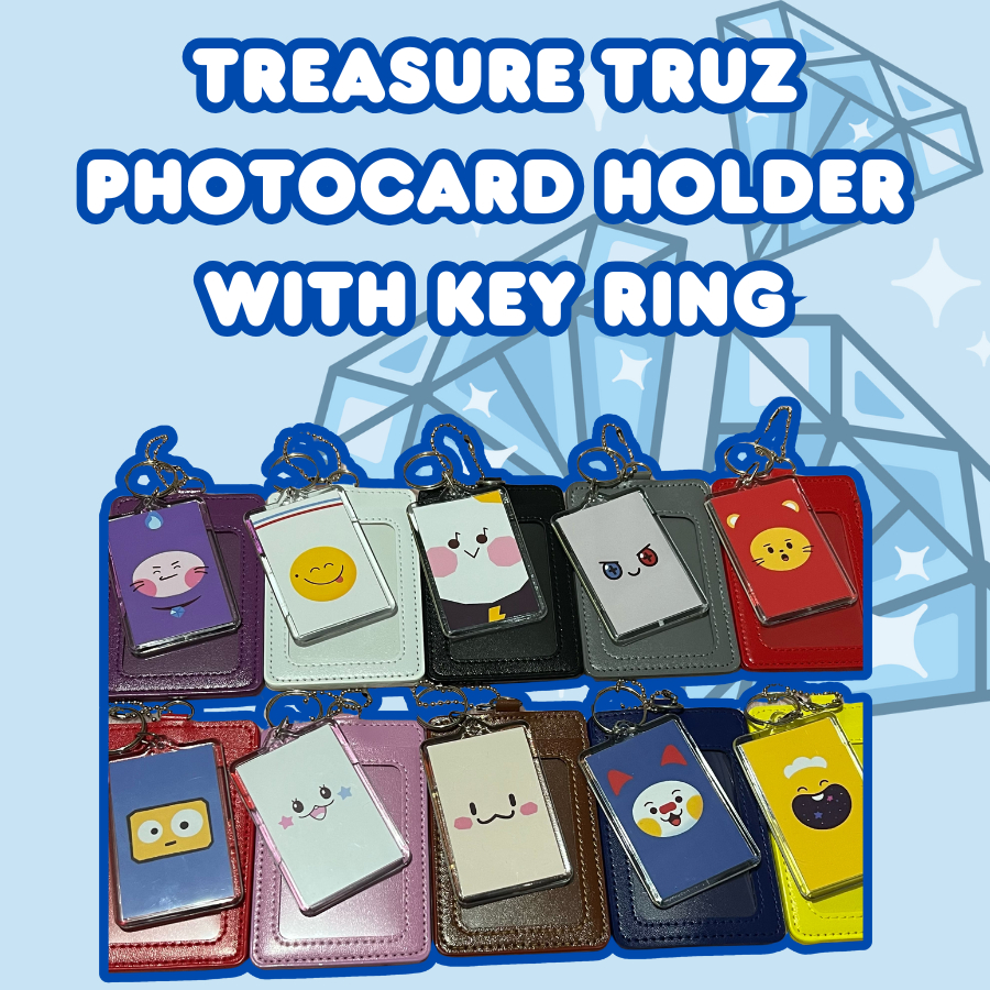 TREASURE TRUZ PHOTOCARD HOLDER WITH KEYCHAIN | Shopee Philippines