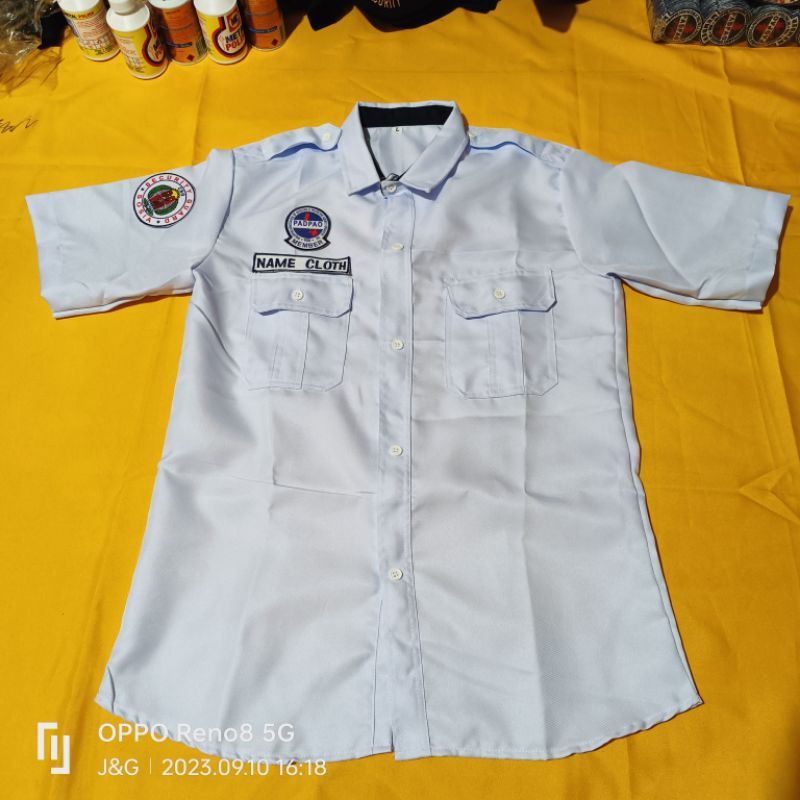 J&G Security Guard Uniform Polo with patches | Shopee Philippines