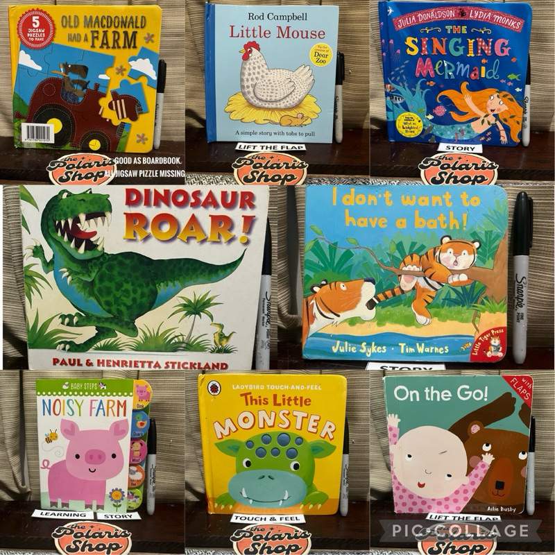 Preloved ️ Children’s Boardbooks :PART 4 021625Restock Board Book ...