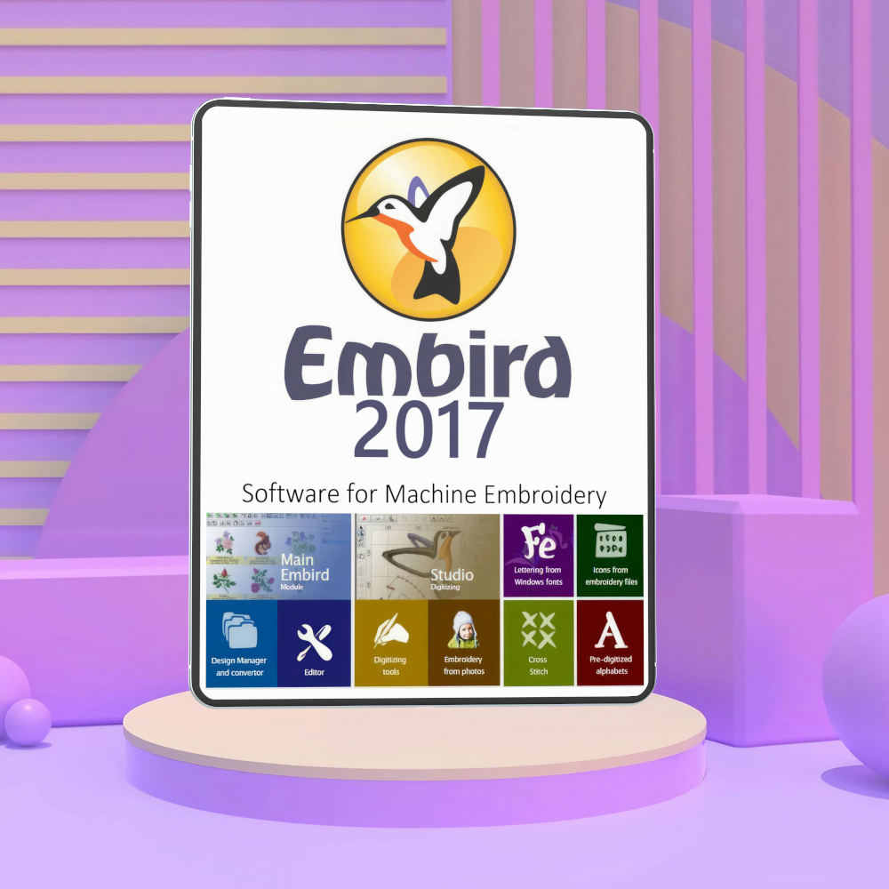 Embird Embroidery Studio 2017 | Shopee Philippines