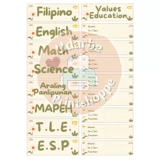 subject sticker for notebook - Best Prices and Online Promos - Oct 2025 ...