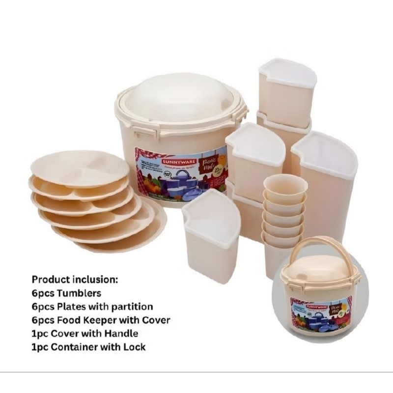 20 PCs picnic set sunnyware | Shopee Philippines