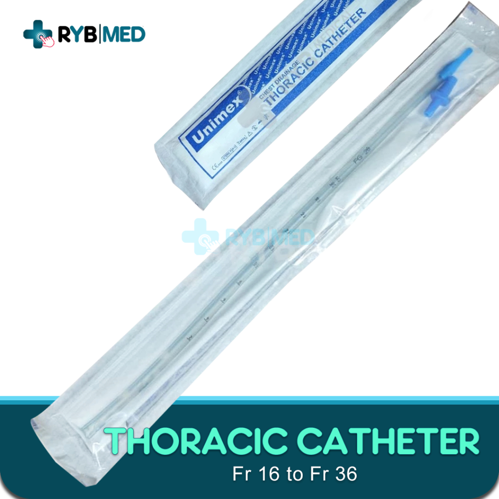 Thoracic Catheter Fr-28 Fr-32 Fr. 36 Fr. 20 Fr. 24 Chest Drainage ...