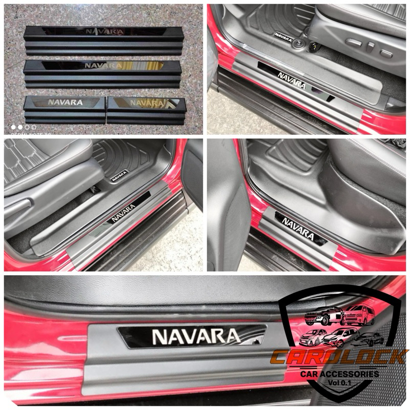 Nissan Navara VE Calibre 2021 - 2025 Side Step Sill 4pcs | Shopee ...