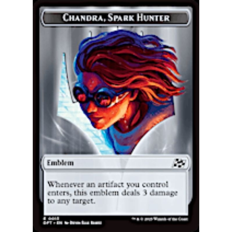 Chandra, Spark Hunter (emblem) // Vehicle (double-face token) - DFT ...