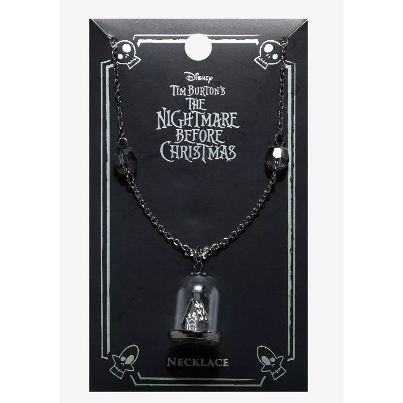 The Nightmare Before Christmas Zero Tombstone Domed Necklace | Shopee ...