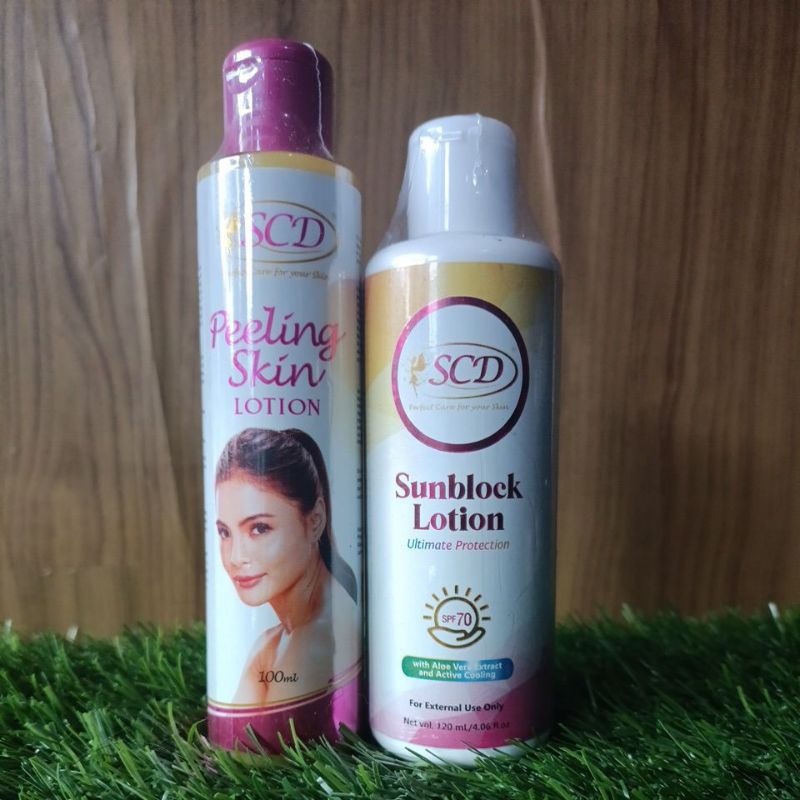 Duo SCD Peeling Skin Lotion 100ml+SCD Sunblock Lotion Spf70 120ml ...